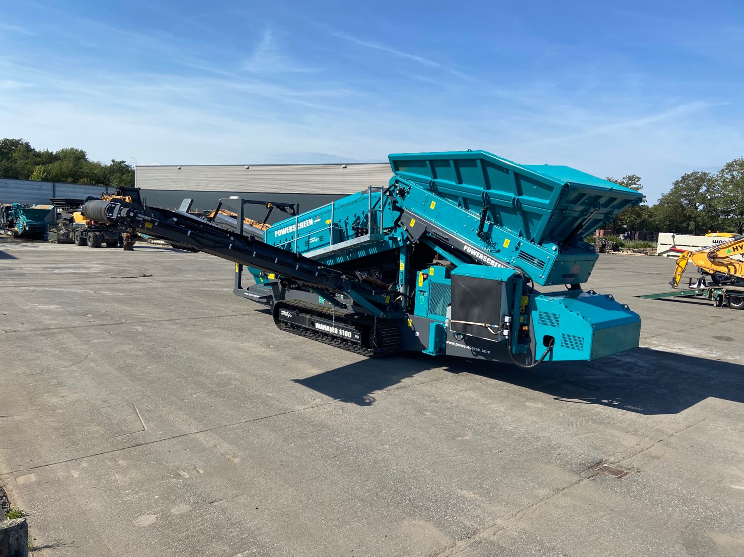 Nieuwe hybride zeef op locatie Dodewaard - De Beijer